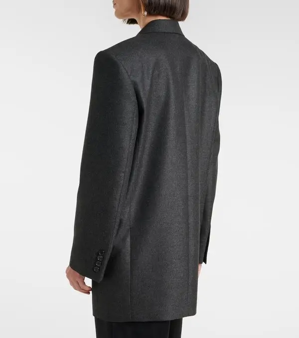 Saint Laurent Cashmere Double-breasted Blazer