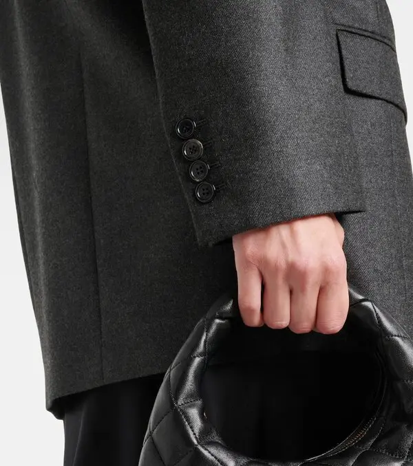 Saint Laurent Cashmere Double-breasted Blazer