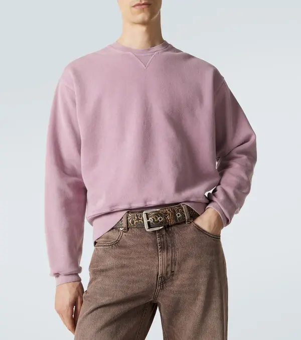 Our Legacy Base Cotton Fleece Sweatshirt - Pink