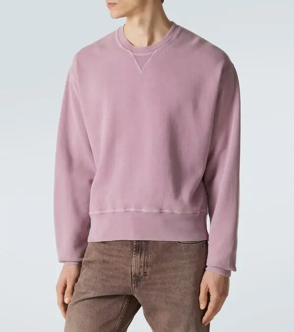 Our Legacy Base Cotton Fleece Sweatshirt - Pink