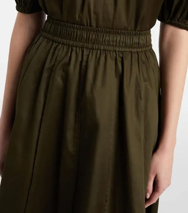 JOSEPH Manar Cotton Poplin Maxi Skirt