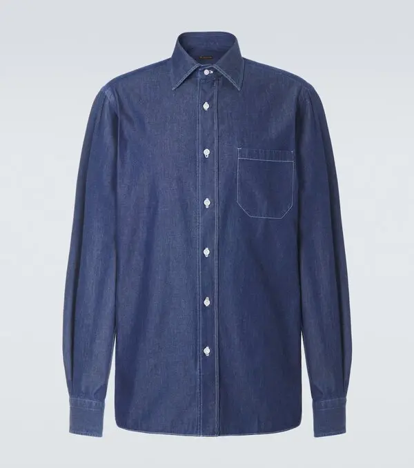Rubinacci Cotton Shirt - Blue