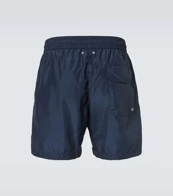 Rubinacci Satin Swim Trunks