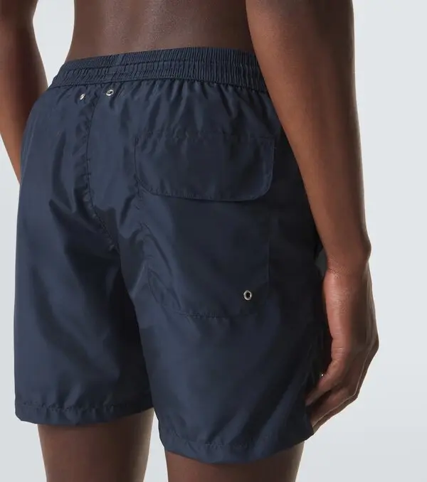 Rubinacci Satin Swim Trunks