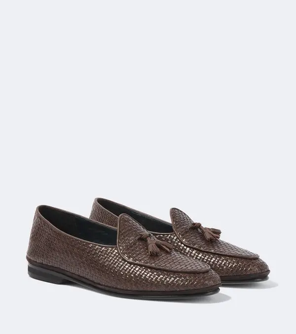 Rubinacci Marphy Woven Leather Loafers