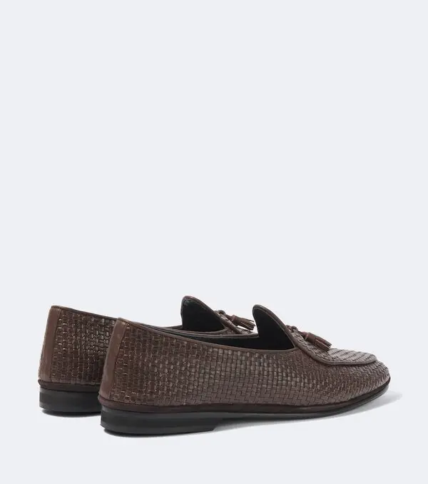 Rubinacci Marphy Woven Leather Loafers