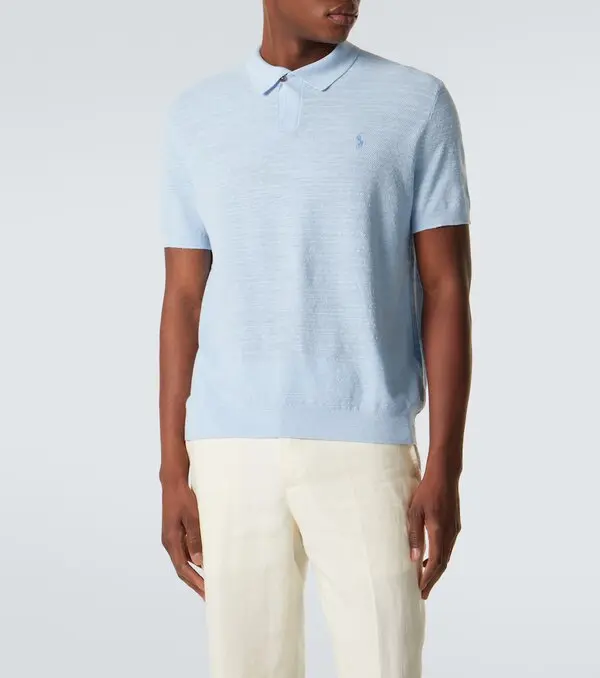 Polo Ralph Lauren Cotton And Linen Polo Shirt