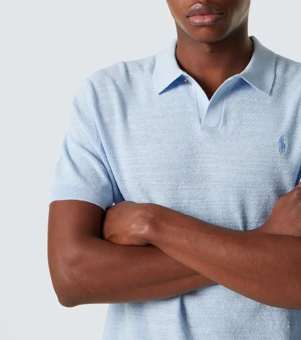 Polo Ralph Lauren Cotton And Linen Polo Shirt