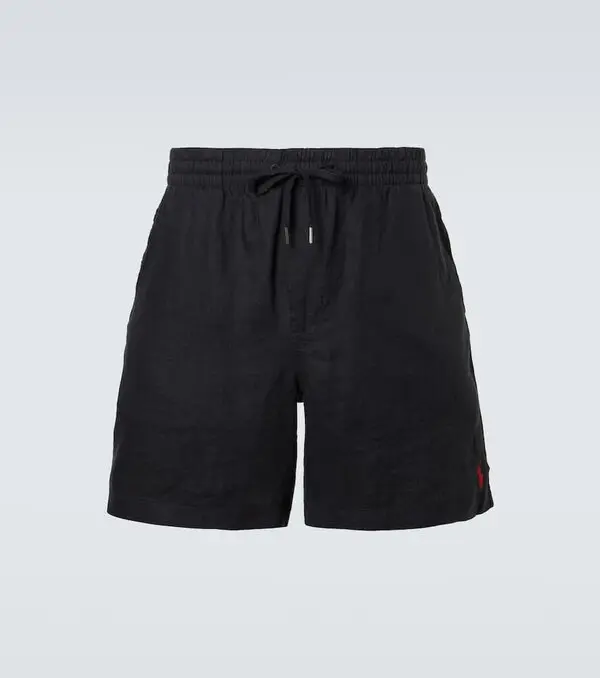 Polo Ralph Lauren Linen Shorts - Black