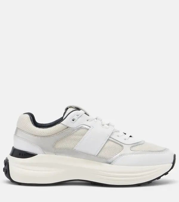 TOD'S Leather-trimmed Sneakers