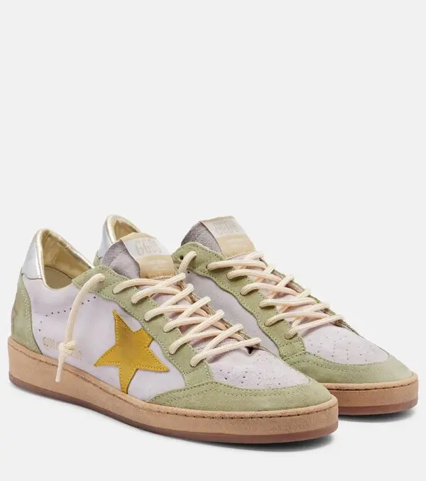 GOLDEN GOOSE Ball Star Suede Sneakers - Multicoloured