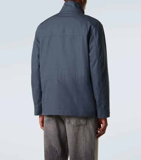 Stone Island Compass Cotton Canvas Field Jacket