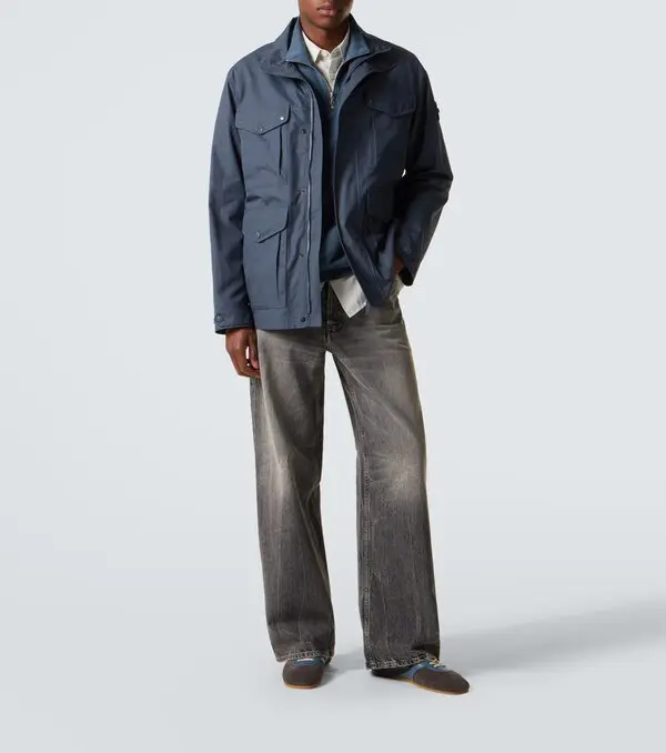 Stone Island Compass Cotton Canvas Field Jacket