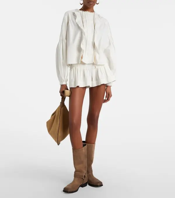 GOLDEN GOOSE Biker Suede Mid-calf Boots - Brown