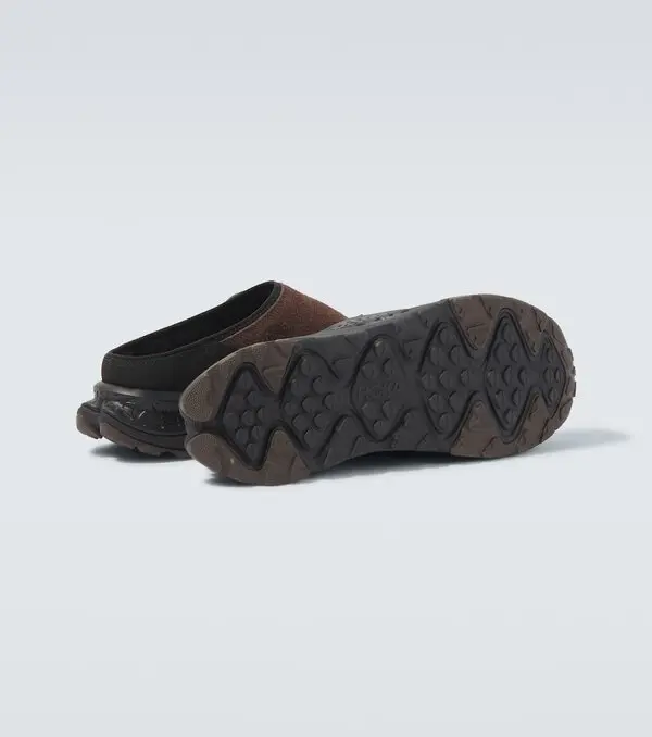 Hoka One One Ora Primo Ext Suede Mules - Brown