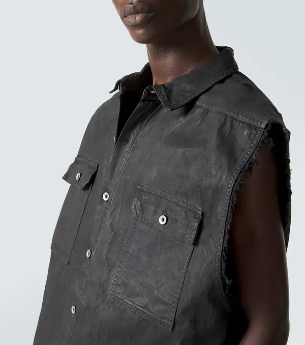 Rick Owens Oversized Cotton Shirt