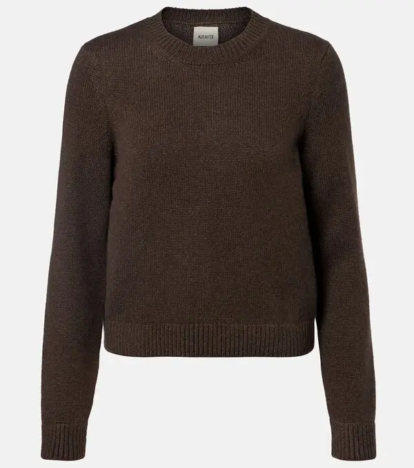 Khaite Leta Cashmere Sweater - Brown