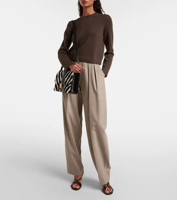 Khaite Leta Cashmere Sweater - Brown