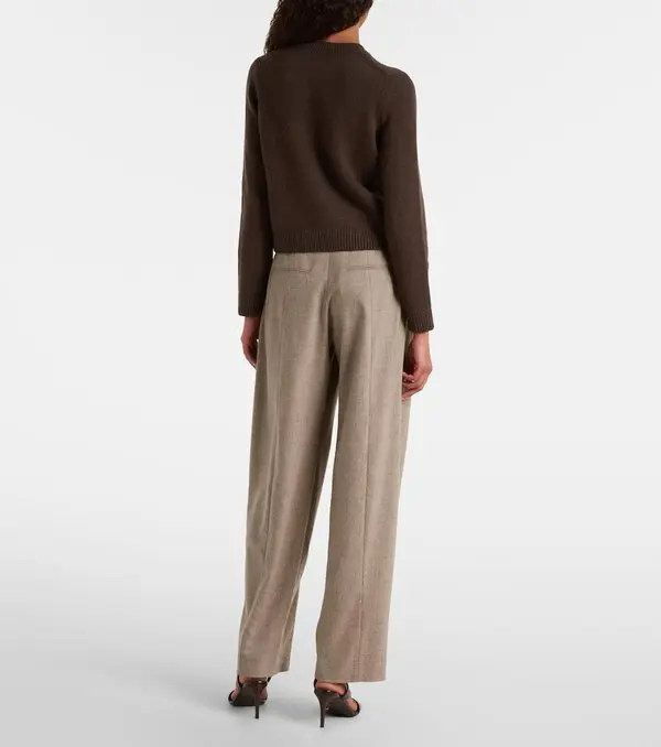 Khaite Leta Cashmere Sweater - Brown