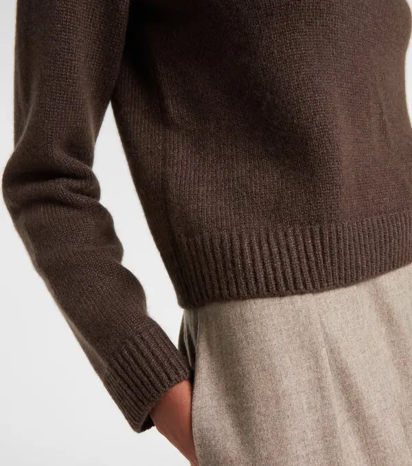Khaite Leta Cashmere Sweater - Brown