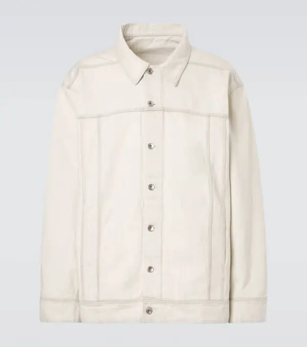 Rick Owens Denim Jacket - White