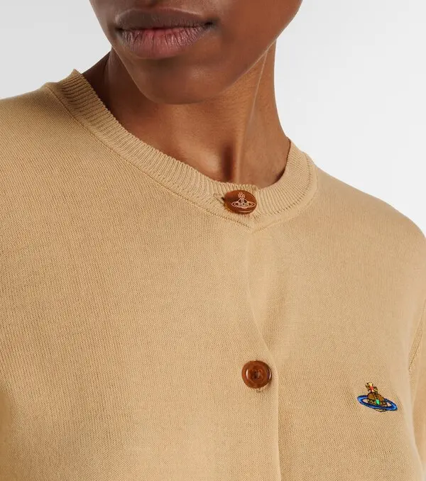 VIVIENNE WESTWOOD Bea Cropped Cotton Cardigan