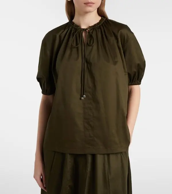 JOSEPH Nador Cotton Poplin Blouse
