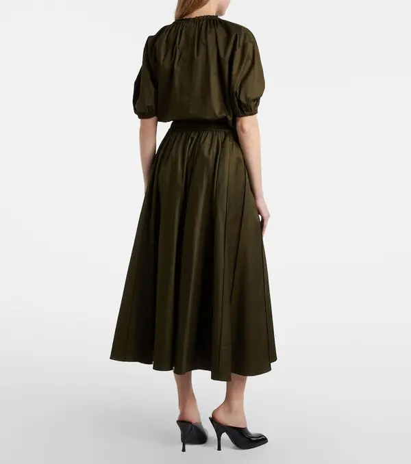JOSEPH Manar Cotton Poplin Maxi Skirt