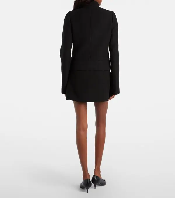 COURREGES Tweed Miniskirt - Black