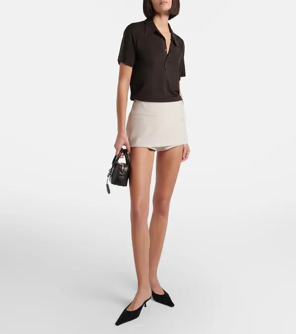 COURREGES Courrèges Logo Skort