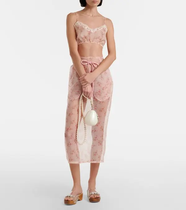 Simone Rocha Embellished Clogs - Transparent