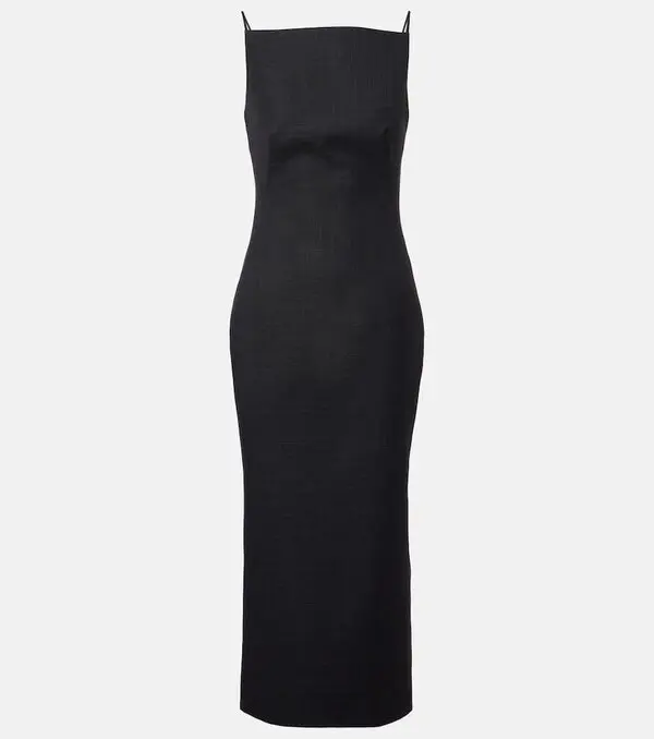 Givenchy Wool Midi Dress - Grey