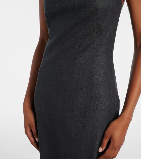 Givenchy Wool Midi Dress - Grey