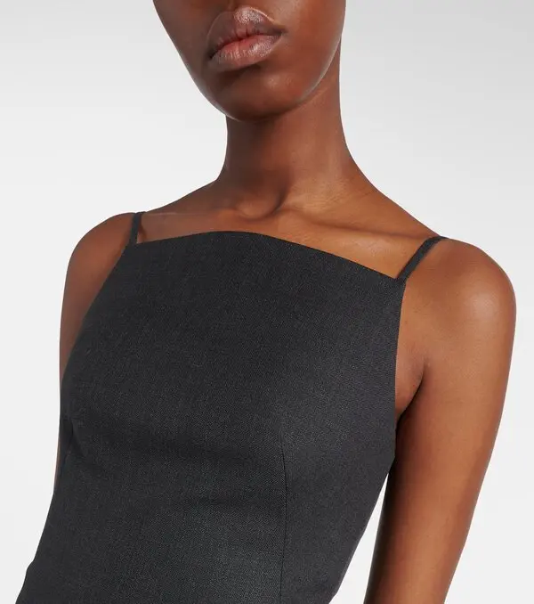 Givenchy Wool Midi Dress - Grey