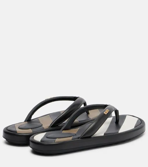 TOD'S Leather Thong Sandals