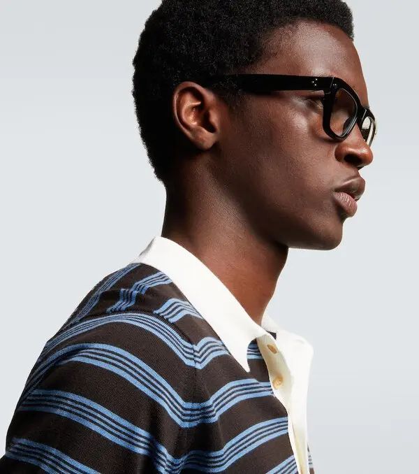 SESTINI Transparent Square Frame Glasses