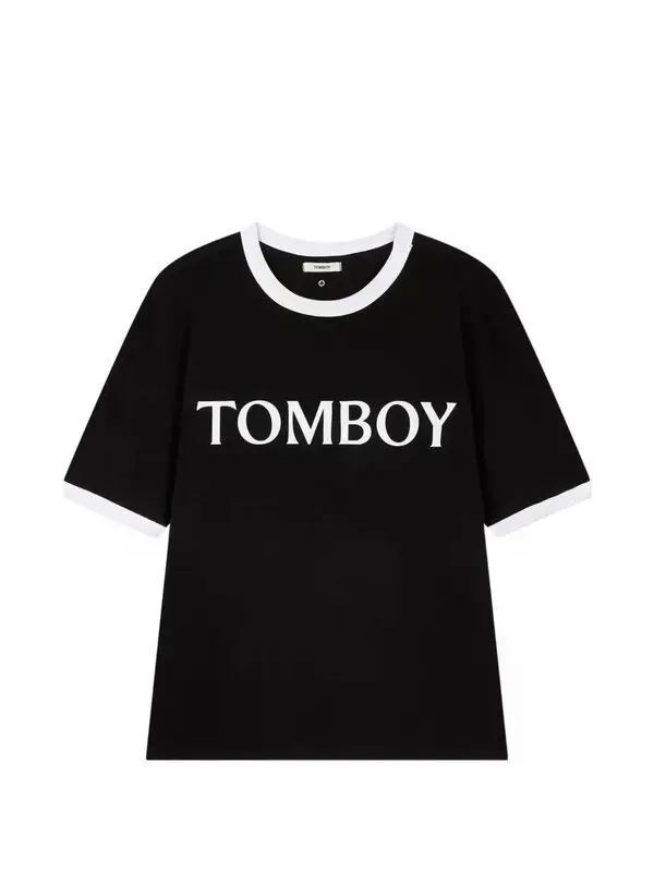 STUDIO TOMBOY Logo-print T-shirt - Black