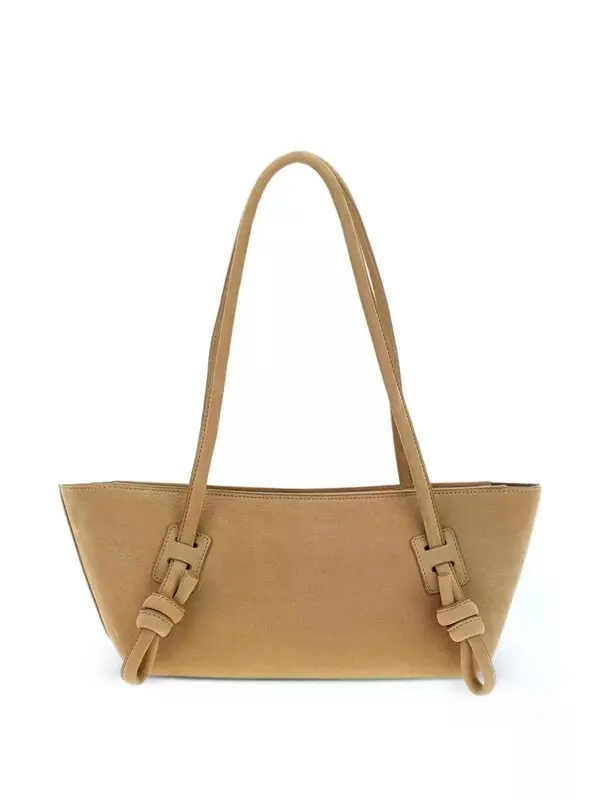 Hereu Fleca Knot-handle Shoulder Bag - Brown