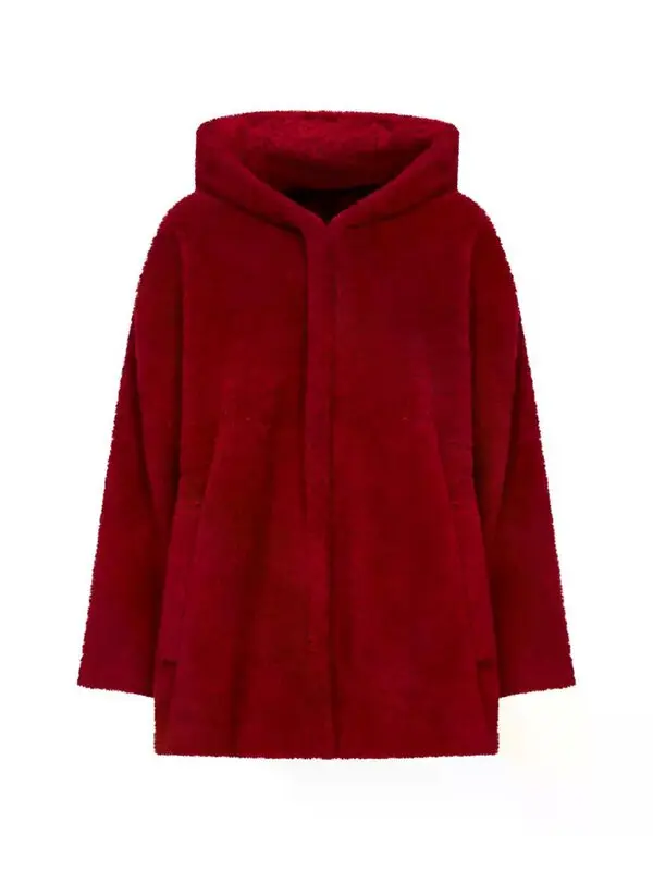 Max Mara Virgin Wool-blend Coat - Red
