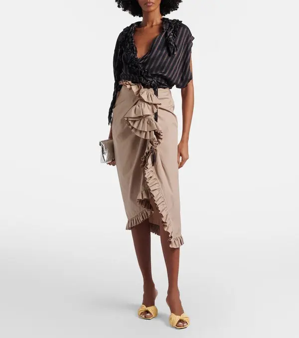 JIMMY CHOO Skye Twist Leather Mules