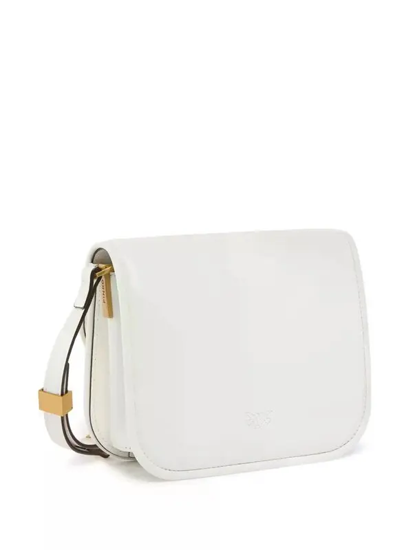 Pinko Love Bag Box Shoulder Bag In Nappa Leather - White