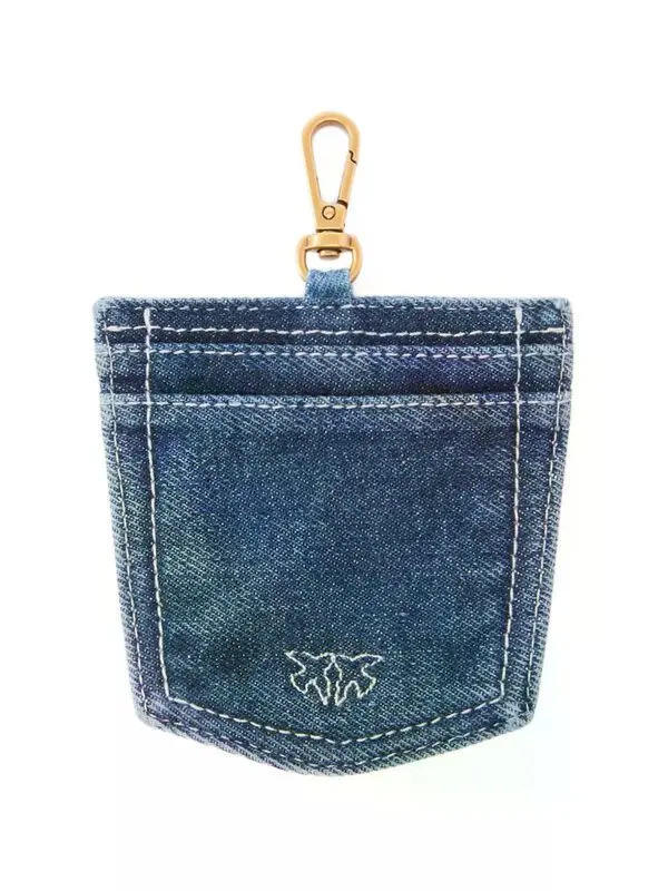 Pinko Embroidery Wallet - Blue