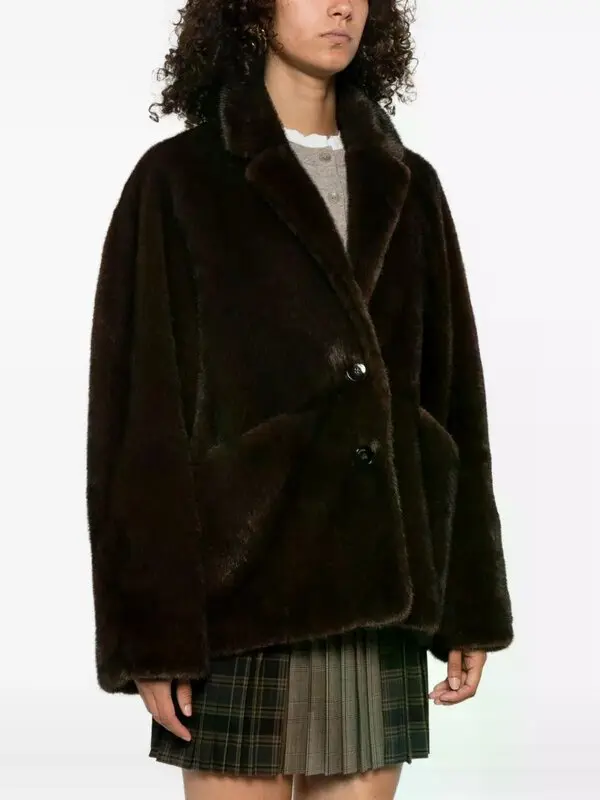 Sandro Buttoned Coat
