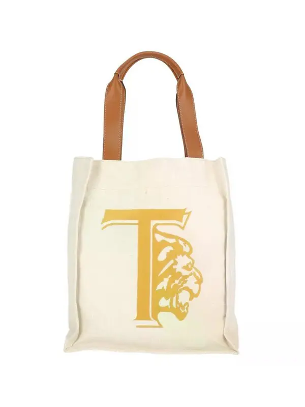 TOD'S Logo-detail Tote Bag - Neutrals
