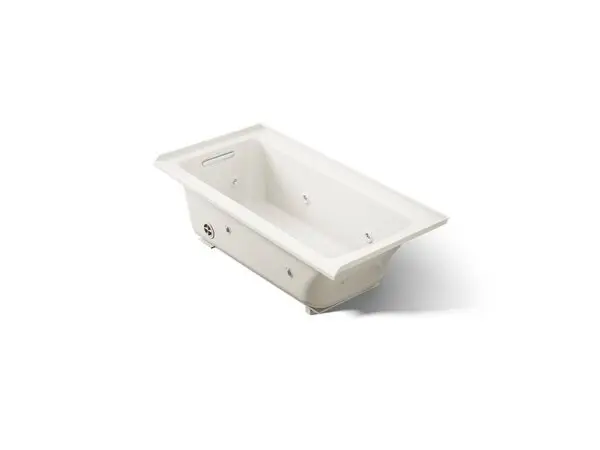 KOHLER Archer 60" X 30" Alcove Heated Whirlpool Bath, Left Drain - One-color
