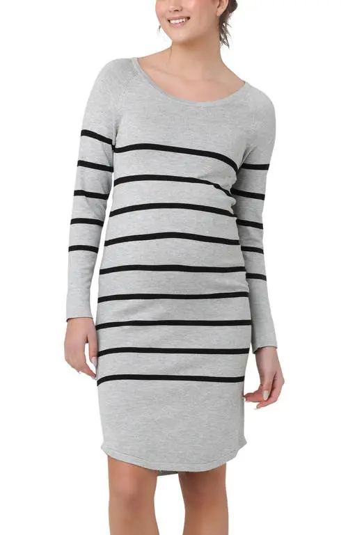 RIPE MATERNITY Valerie Tunic Dress - Grey/black