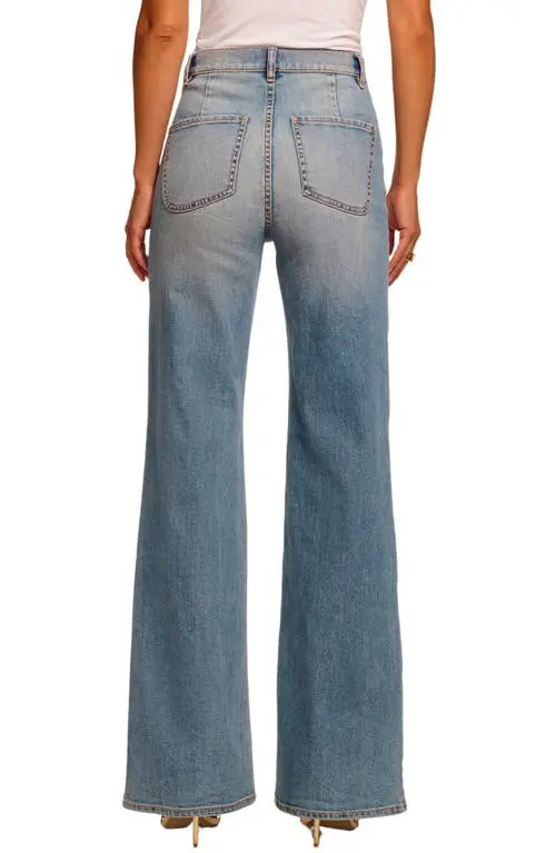 Ramy Brook Heidi Patch Pocket High-waist Wide-leg Jeans