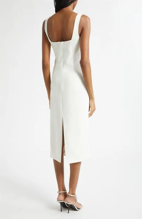 Ramy Brook Barrie Floral Appliqué Midi Dress