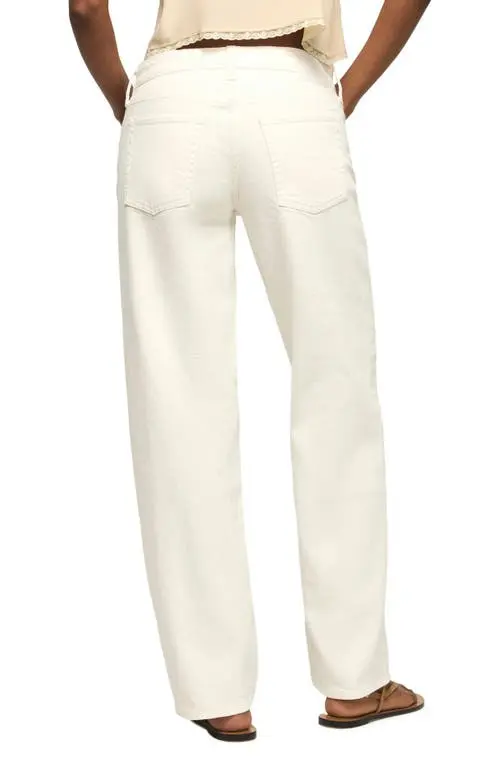Lucky Brand Baggy Full-length Jeans - White Lies Wash