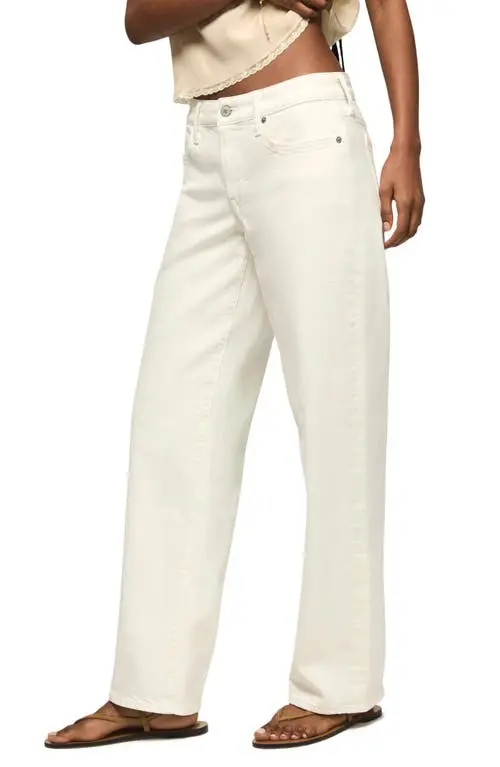Lucky Brand Baggy Full-length Jeans - White Lies Wash